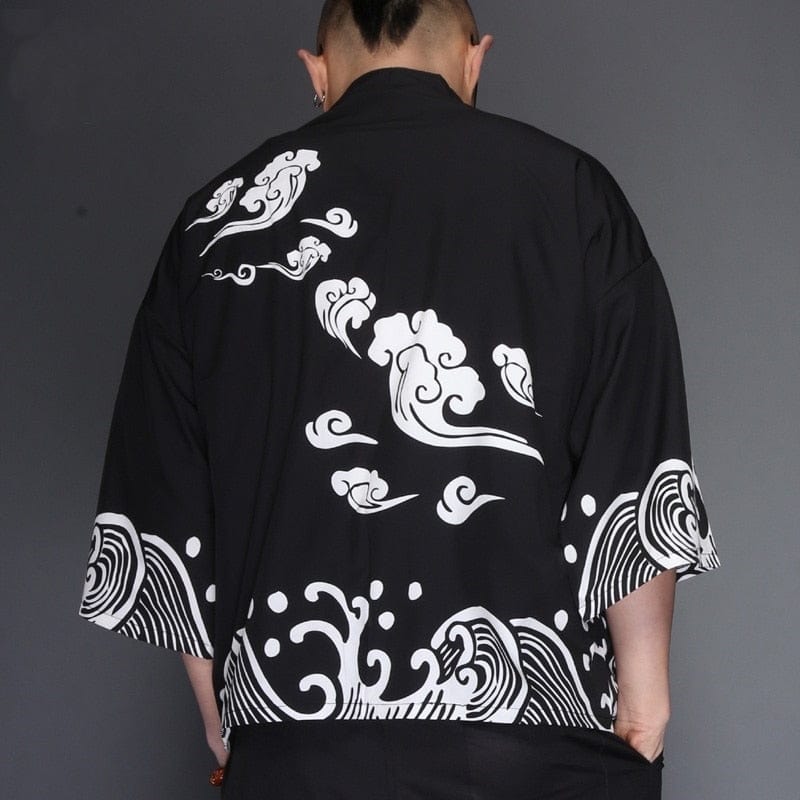 Kimono Haori Shiroi Kumo – KietsuJapan
